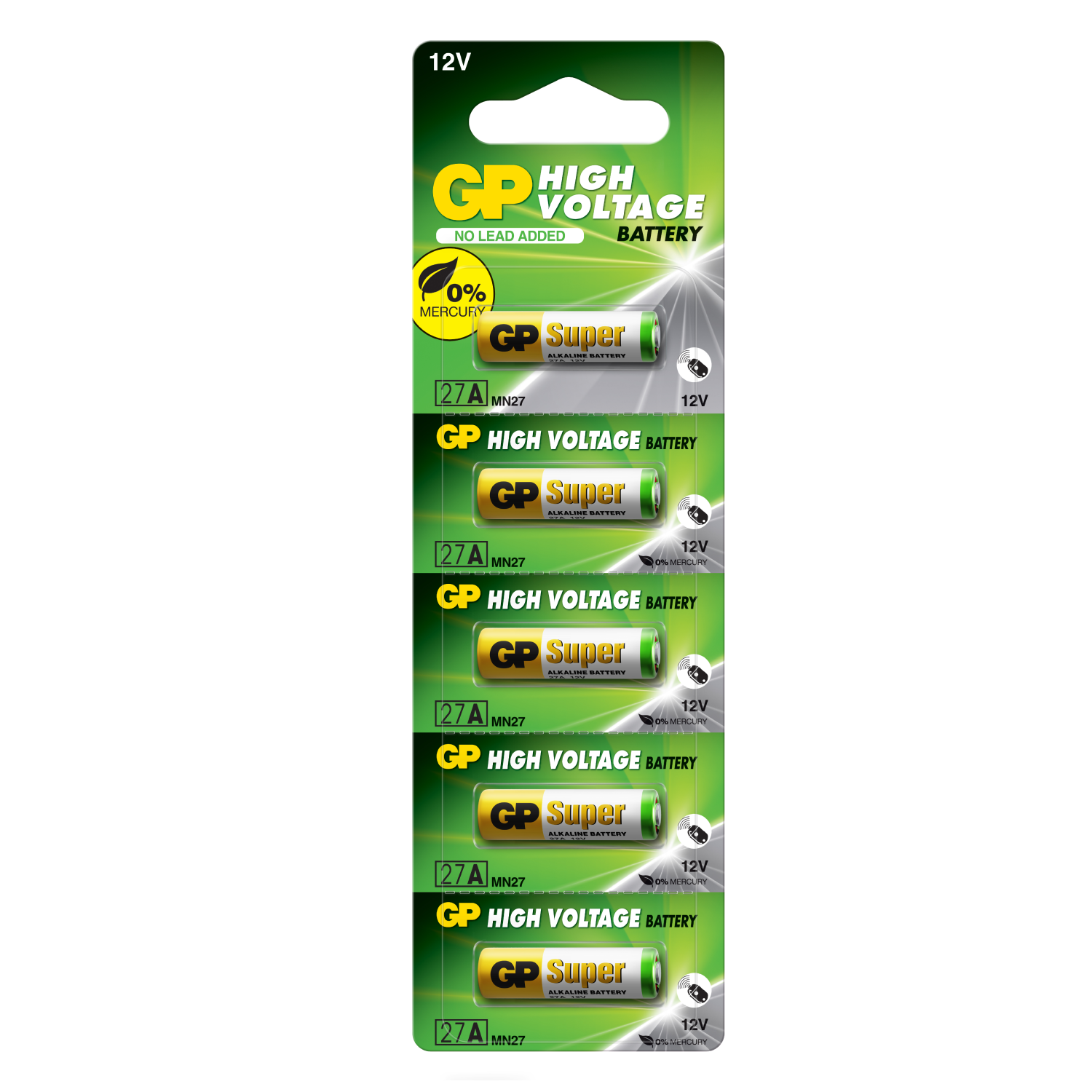 GP High Voltage Battery 27A (pack of 5) | GP Batteries Vietnam
